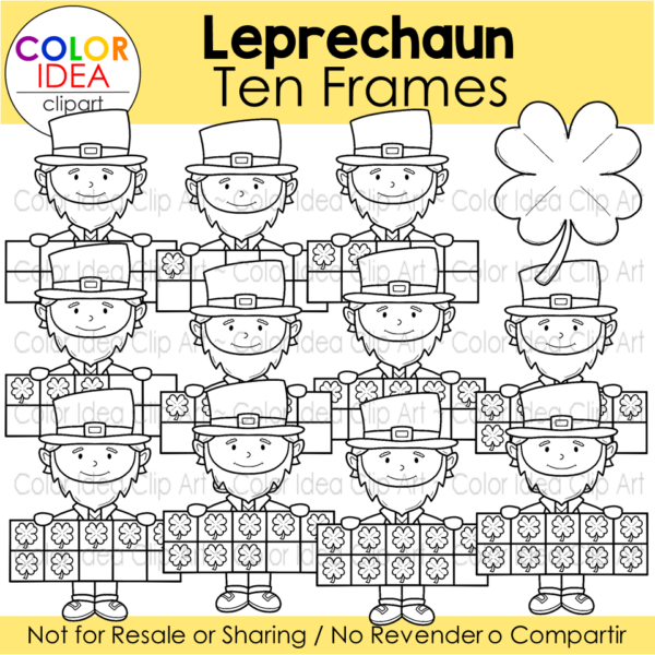 Leprechaun Ten Frames | Made By Teachers