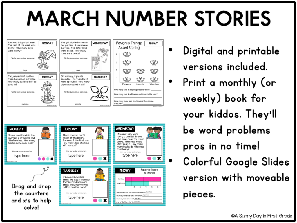 March Number Stories | Made By Teachers
