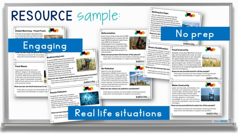 Earth Day Game - EARTHOPIA - Argumentative Writing and Speaking ...