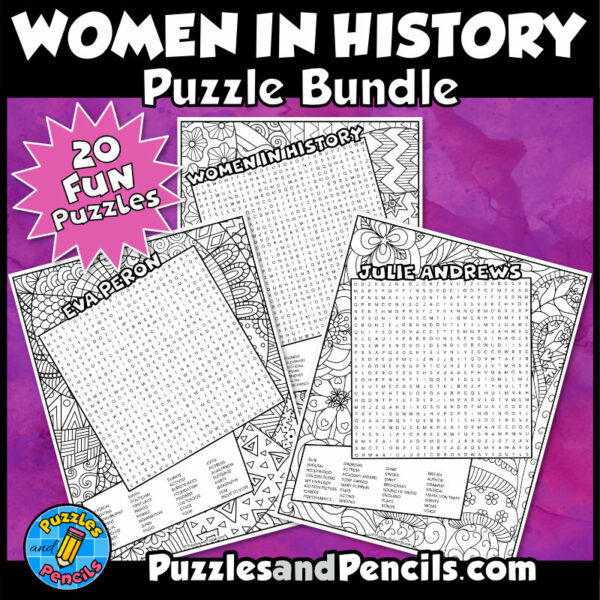 Rosalind Franklin Word Search Puzzle Activity Page with Coloring ...