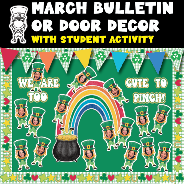 March Bulletin Board St. Patrick's Day | Made By Teachers