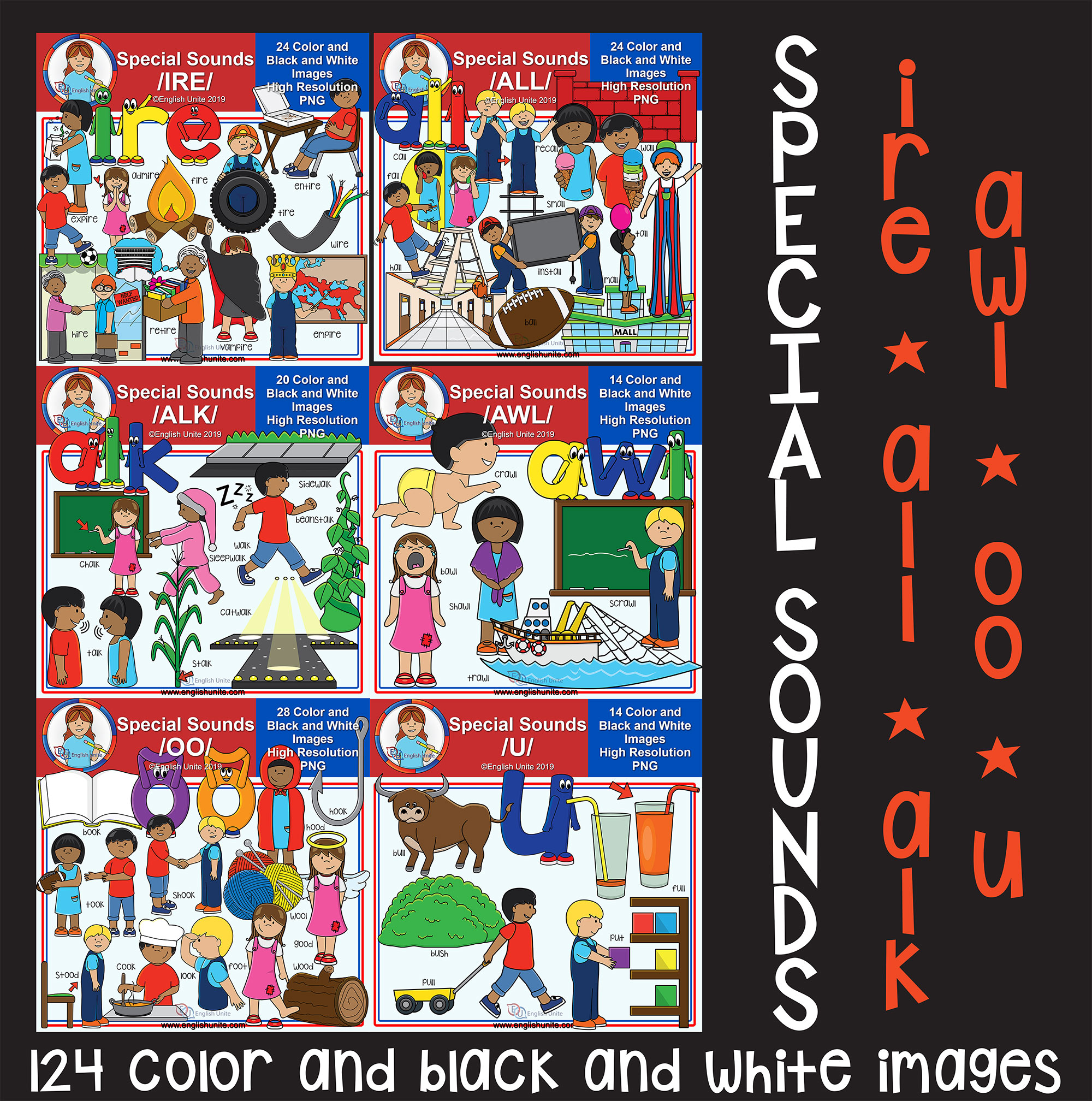 Clip Art - Homophones Bundle | Made By Teachers