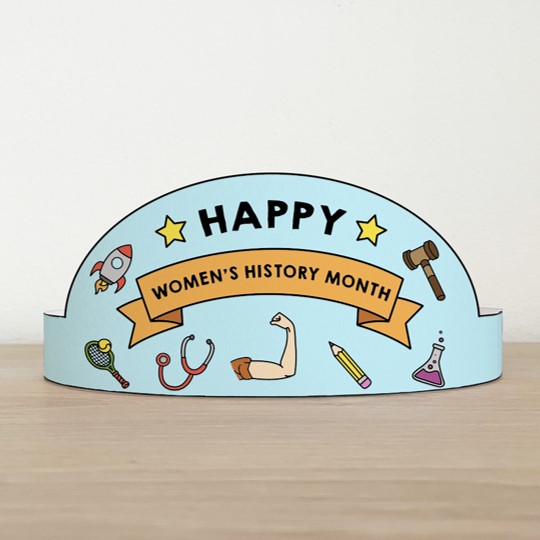 Women's History Month Paper Crown Printable Craft Activity Headband ...