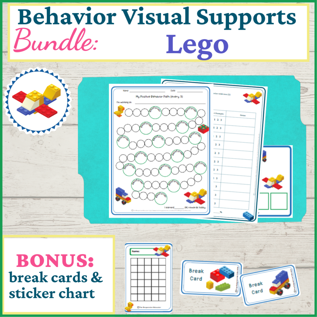 Behavior Visual Supports- Lego | Made By Teachers
