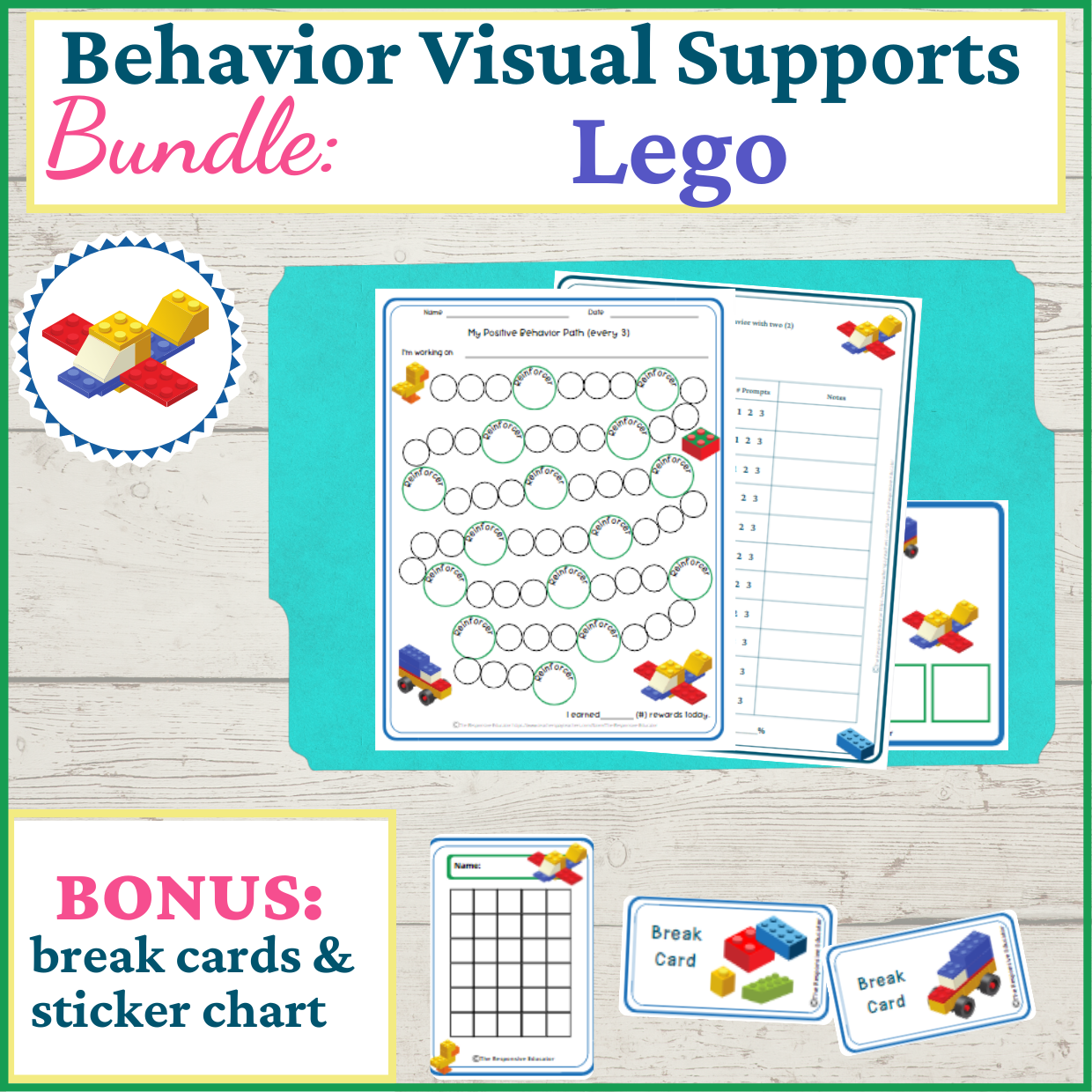 Behavior Visual Supports- Lego | Made By Teachers