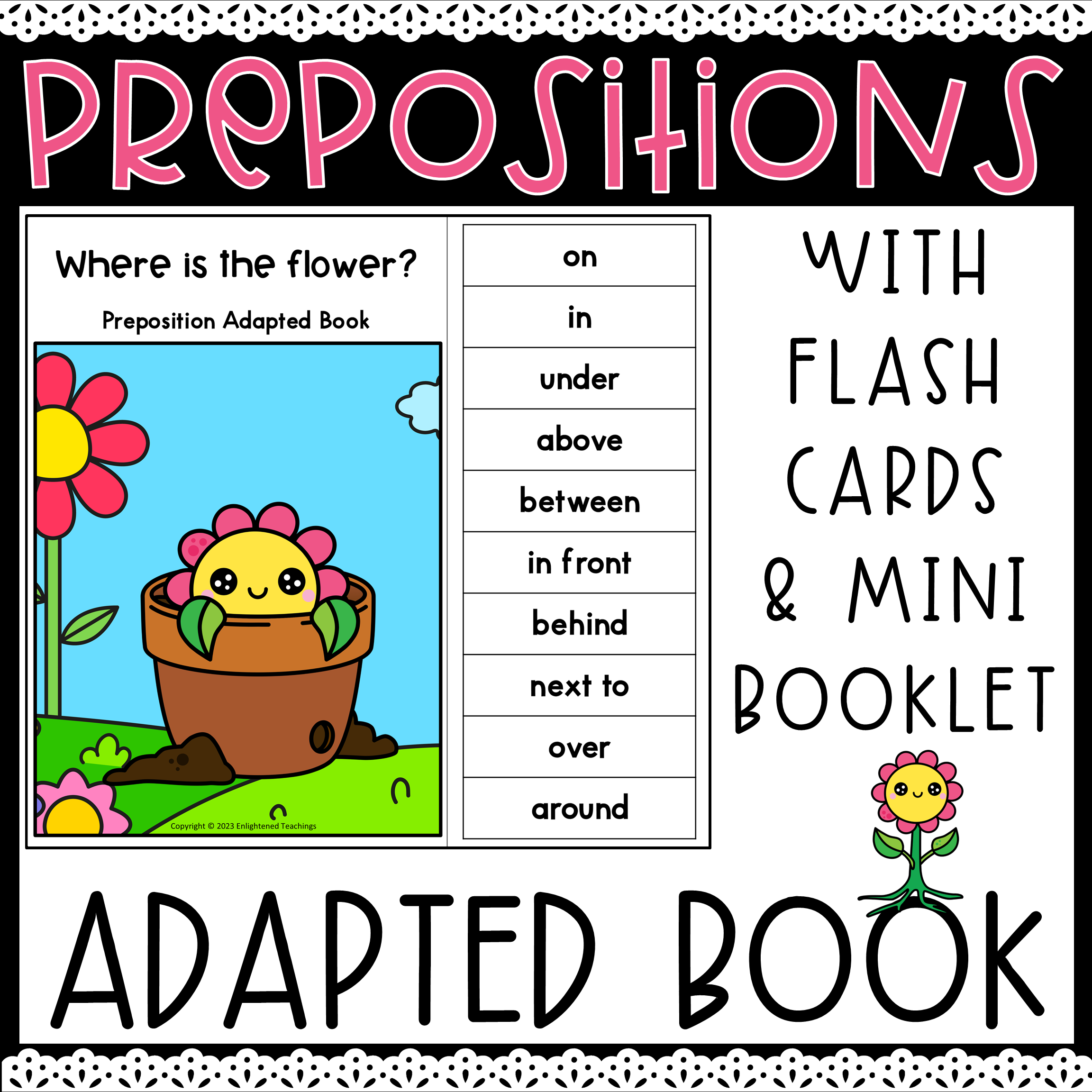 Prepositional Phrase List For Kids