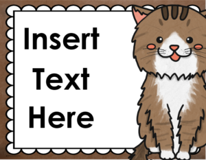 Back to School Door Display Bulletin Board Decoration Cat Lovers Theme ...