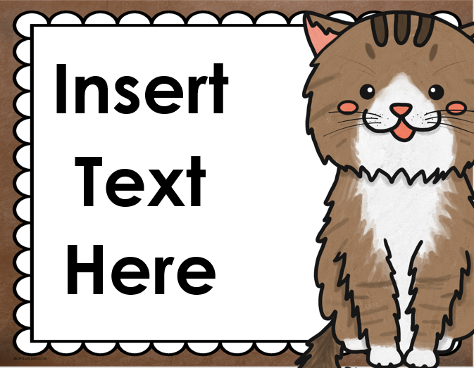 Back to School Door Display Bulletin Board Decoration Cat Lovers Theme ...