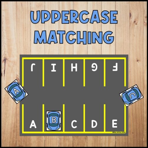 Alphabet Parking Lot Mats | Letter Matching Activities | Made By Teachers