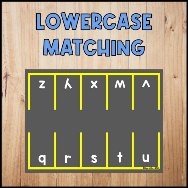 Alphabet Parking Lot Mats | Letter Matching Activities | Made By Teachers