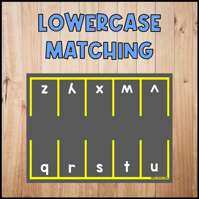 Alphabet Parking Lot Mats | Letter Matching Activities | Made By Teachers