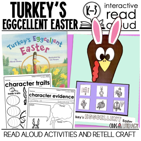 Turkey's Eggcellent Easter Interactive Read Aloud | Sequencing RETELL ...