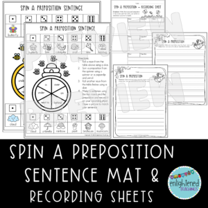 Preposition Sentence Worksheets Sorting Positional Words BUNDLE | Made ...