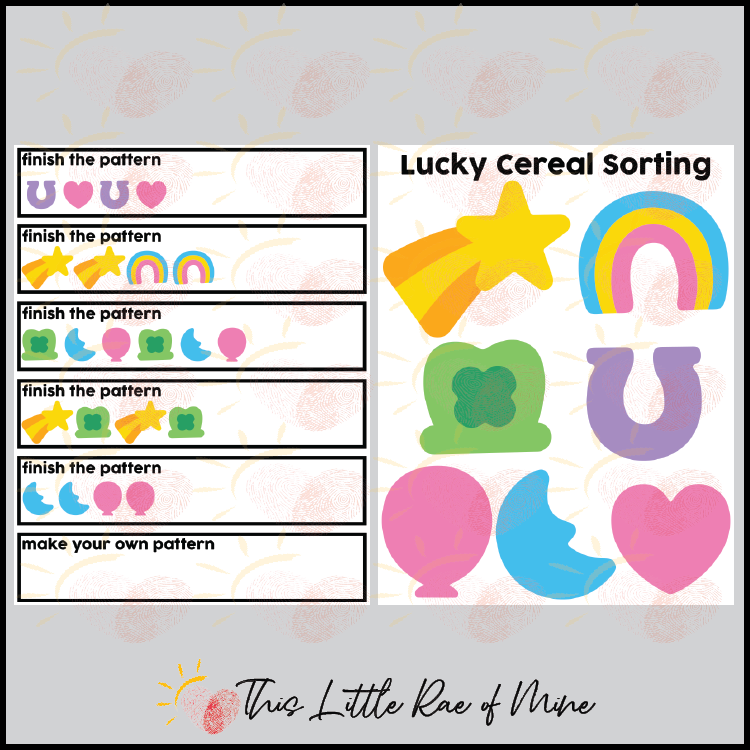 Lucky Cereal - St Patrick's Day Activity - counting - sorting ...