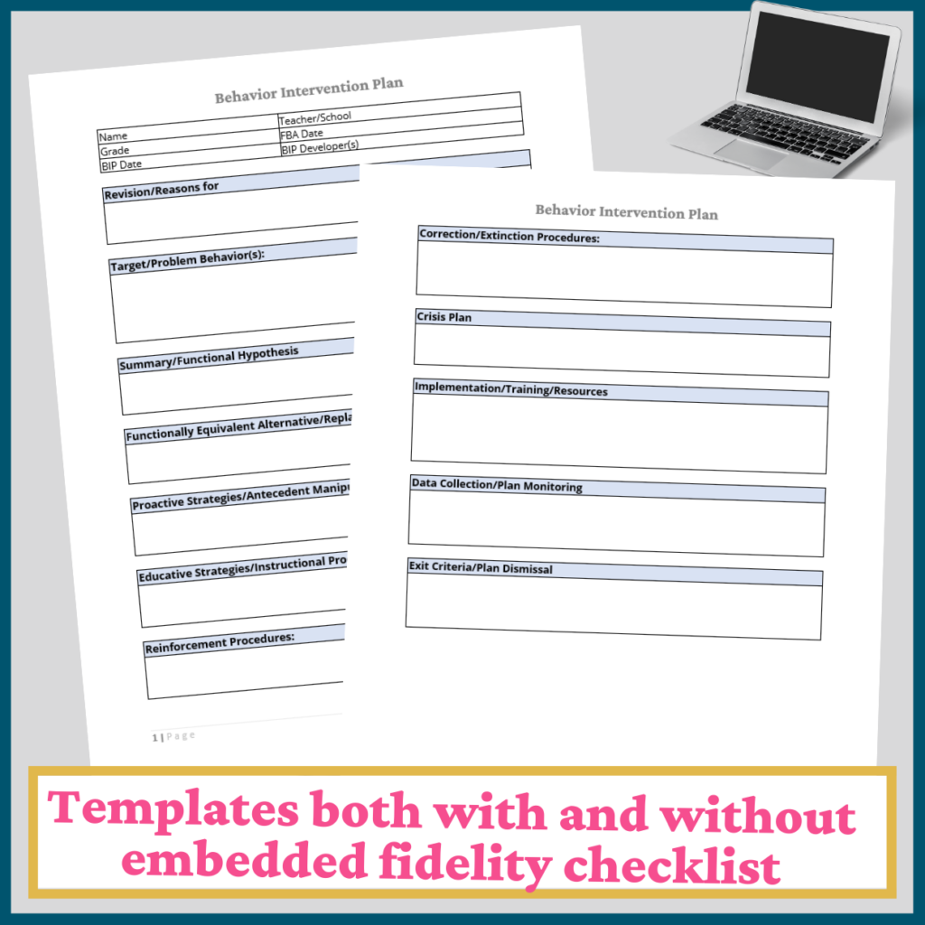 Behavior Intervention Plan | Made By Teachers