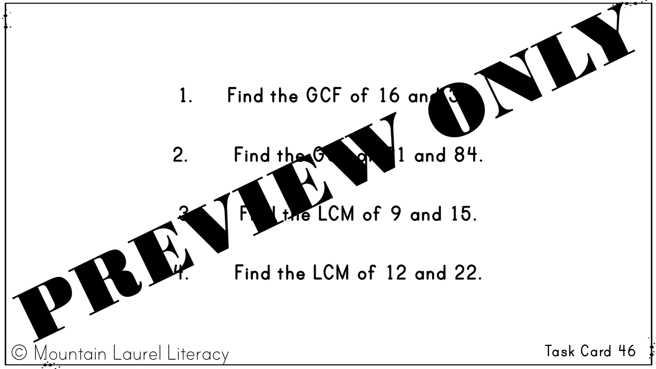 Math Task Cards Grades 4 and 5 Fractions and Partial Products | Made By ...