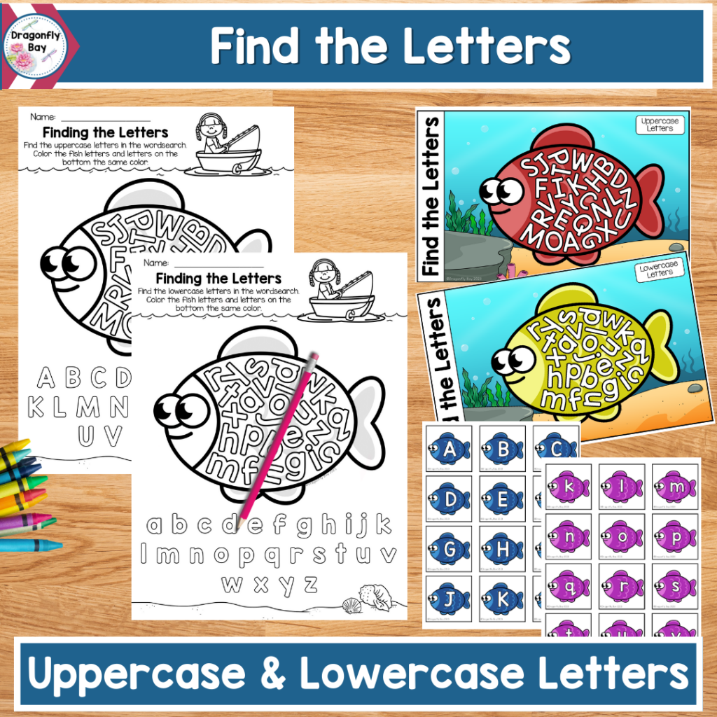 Find the Uppercase Letters Lowercase Letters Numbers 0 to 20 and Shapes ...