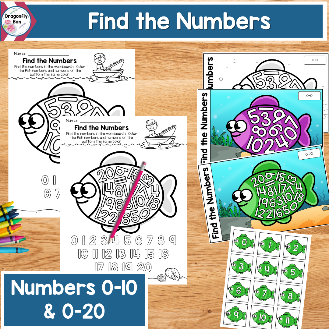 Find the Uppercase Letters Lowercase Letters Numbers 0 to 20 and Shapes ...