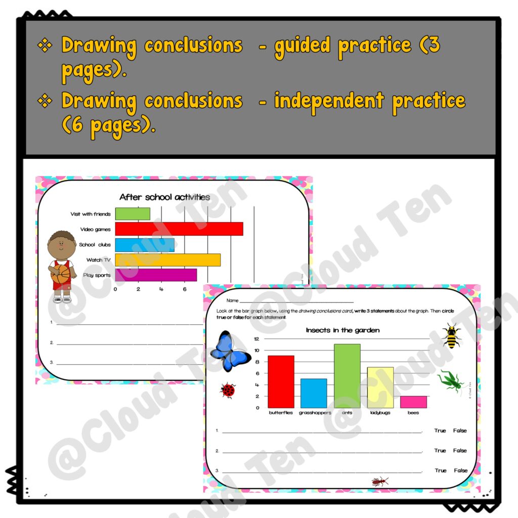 Draw conclusions, generate and answer questions from graphs in Google ...