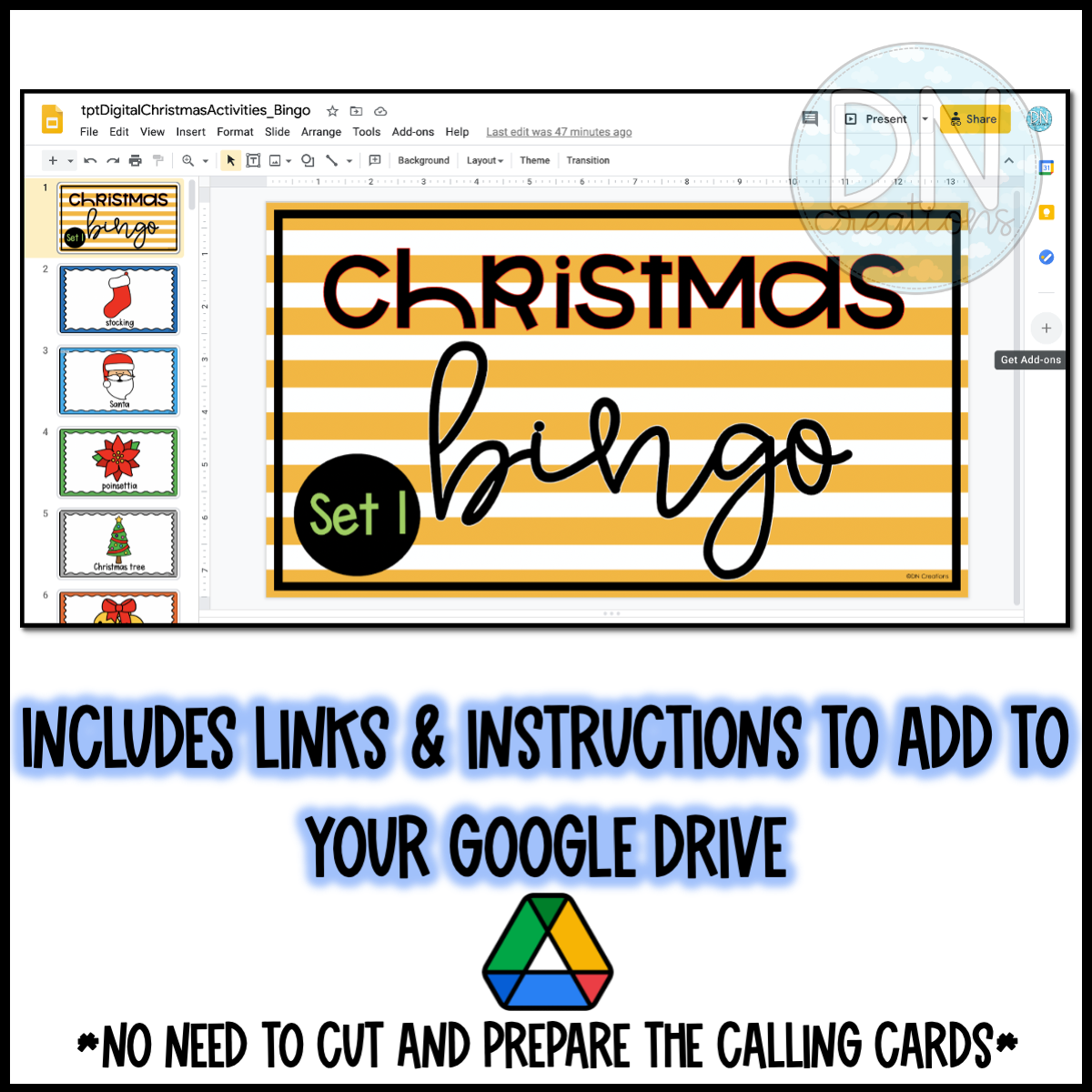 Christmas Bingo l Christmas Digital Activity l Digital or Paper Bingo ...