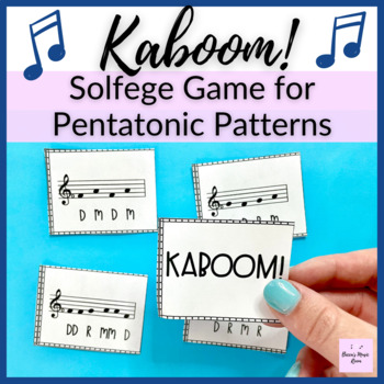 Pentatonic Kaboom! // Do Re Mi Sol La Printable solfege game for ...