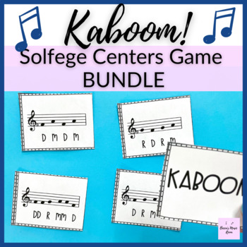 Solfege Kaboom! BUNDLE // Printable solfa game for Elementary Music ...