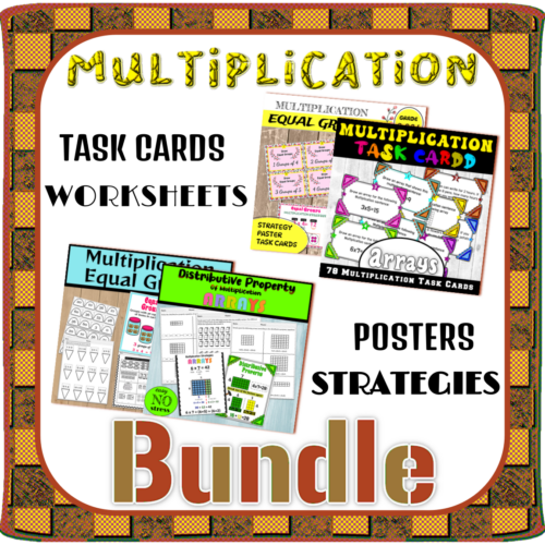 Equal Groups & Distributive Property Arrays Multiplication Strategies ...