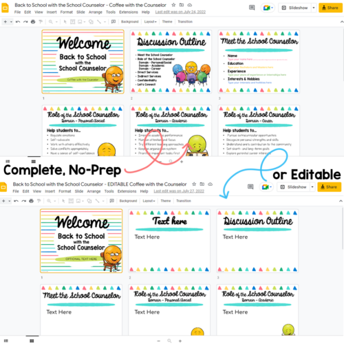 Coffee with the Counselor | Back to School | Made By Teachers