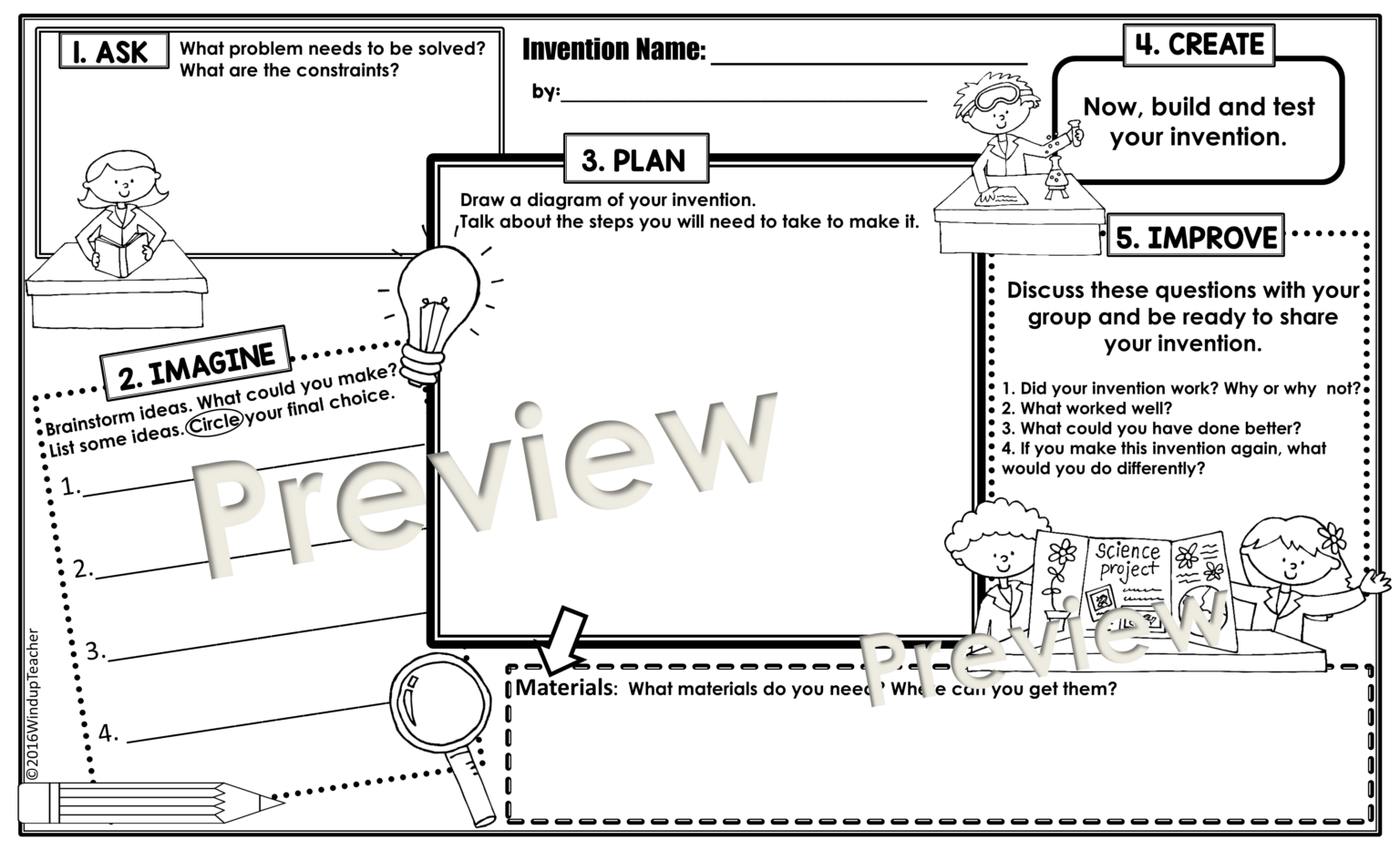 Makerspace: Create an Invention Poster Project | Made By Teachers