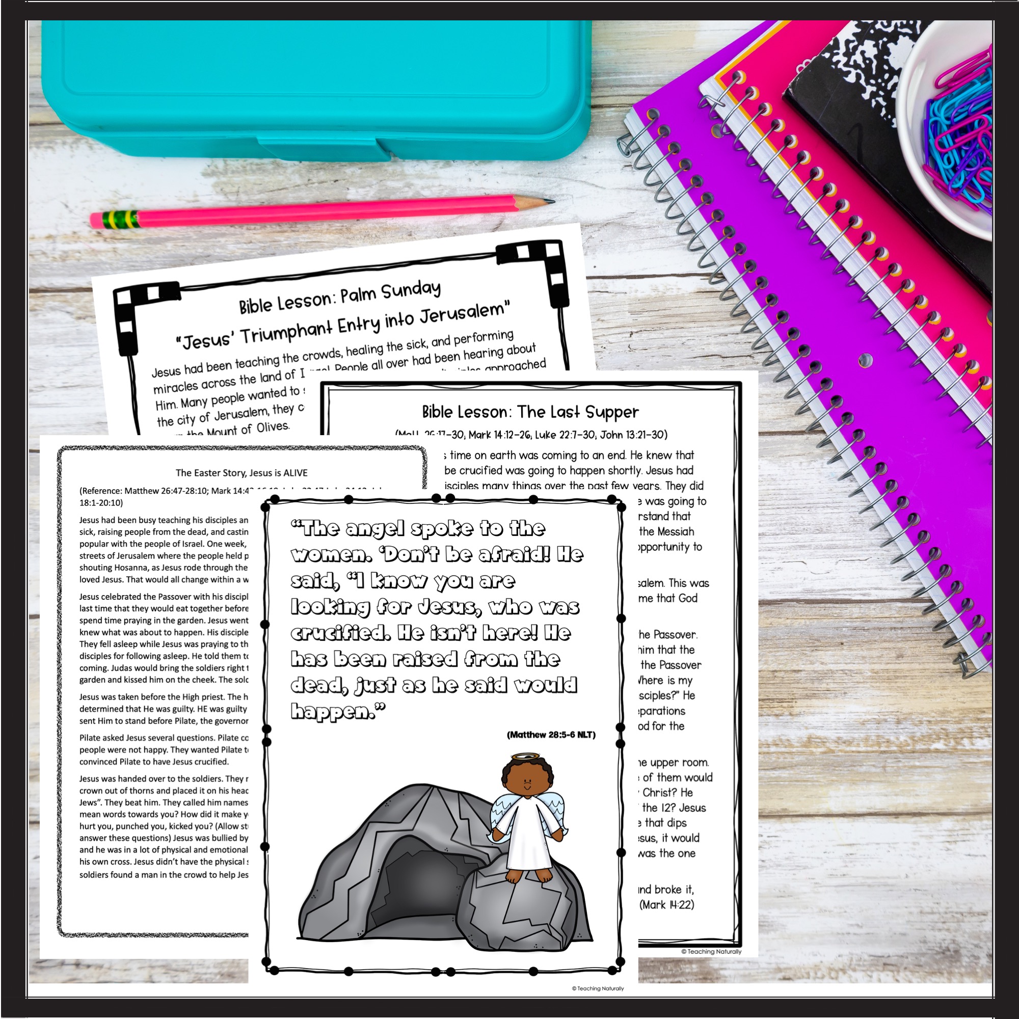 Easter Bible Lesson and Activities for 1st, 2nd, 3rd, and 4th grades ...