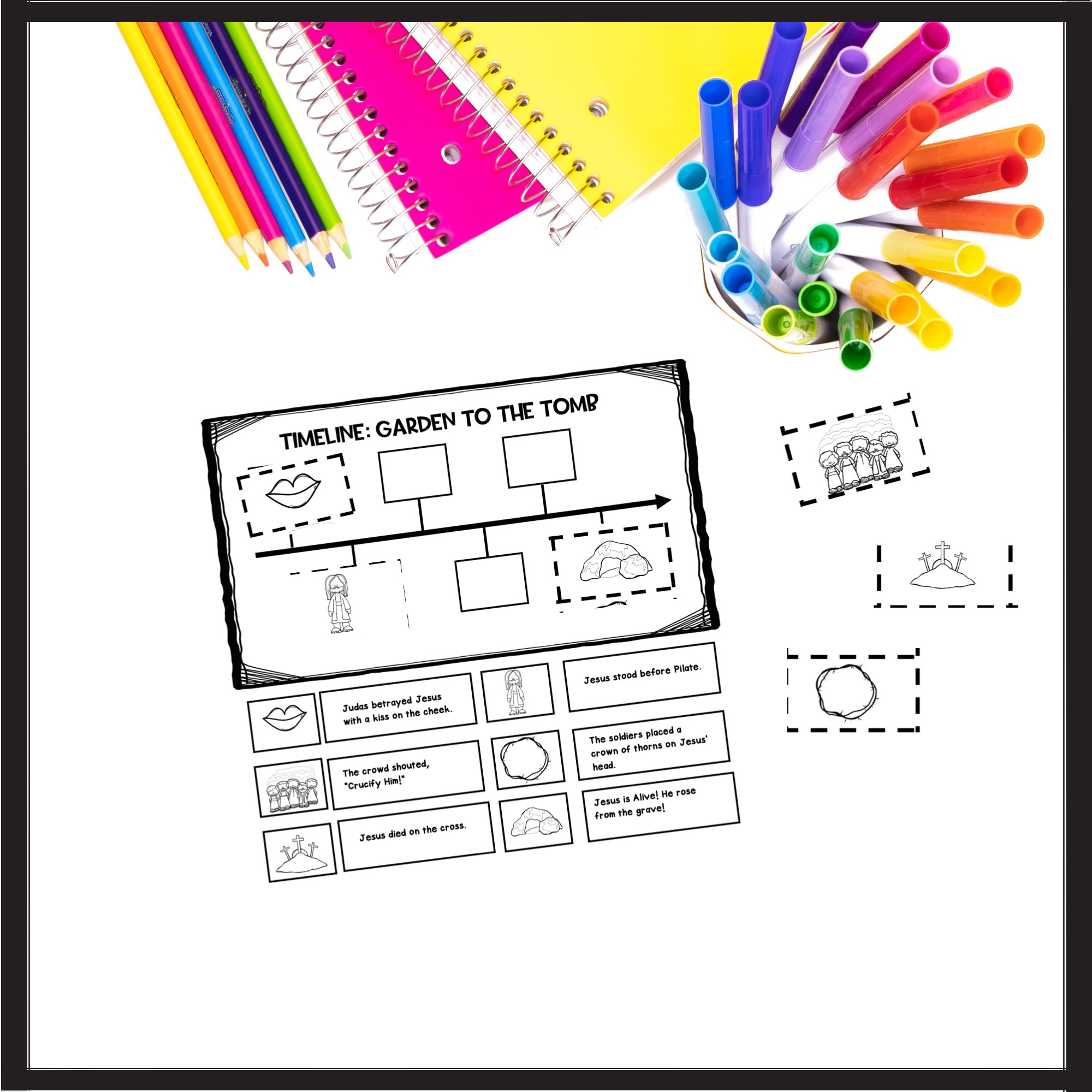 Easter Bible Lesson and Activities for 1st, 2nd, 3rd, and 4th grades ...