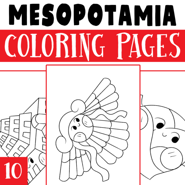 Ancient Mesopotamia Coloring pages, Mesopotamia Mythology Coloring ...
