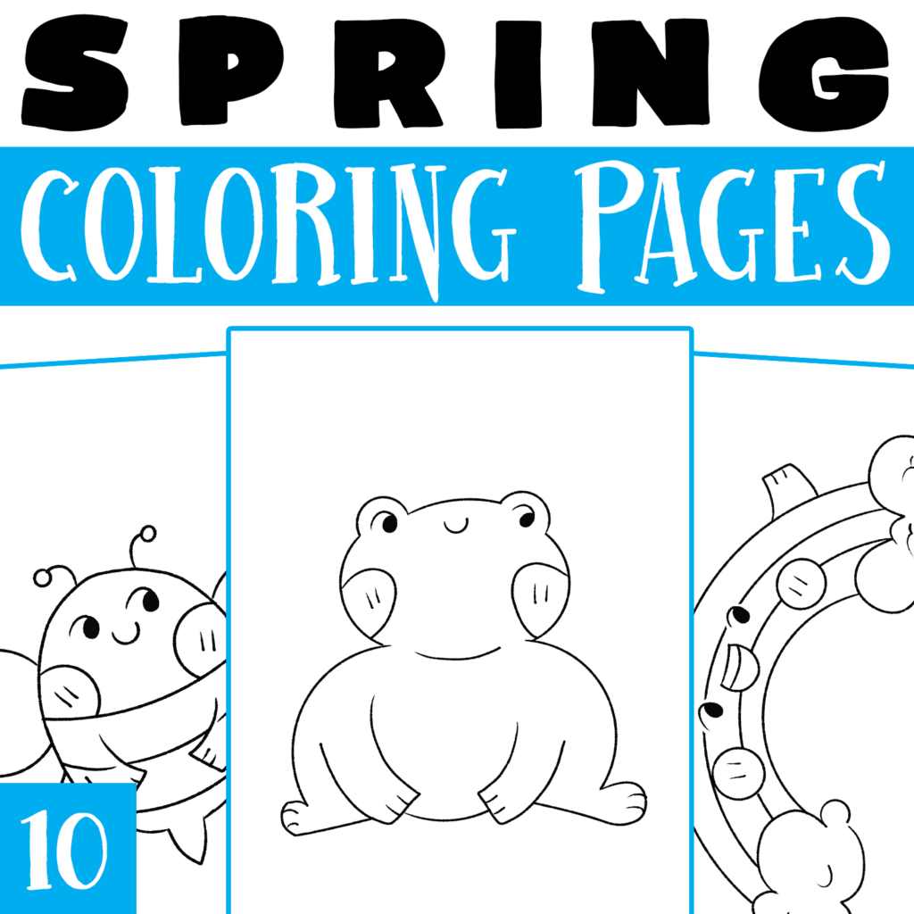 Spring Coloring Pages, Spring Coloring Sheets Activity, Morning Work ...