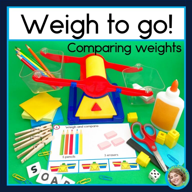 Weight Center Comparing Weight with Balance Scales and Classroom ...