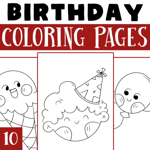 Happy Birthday Coloring pages, Happy Birthday Coloring sheets, Morning ...