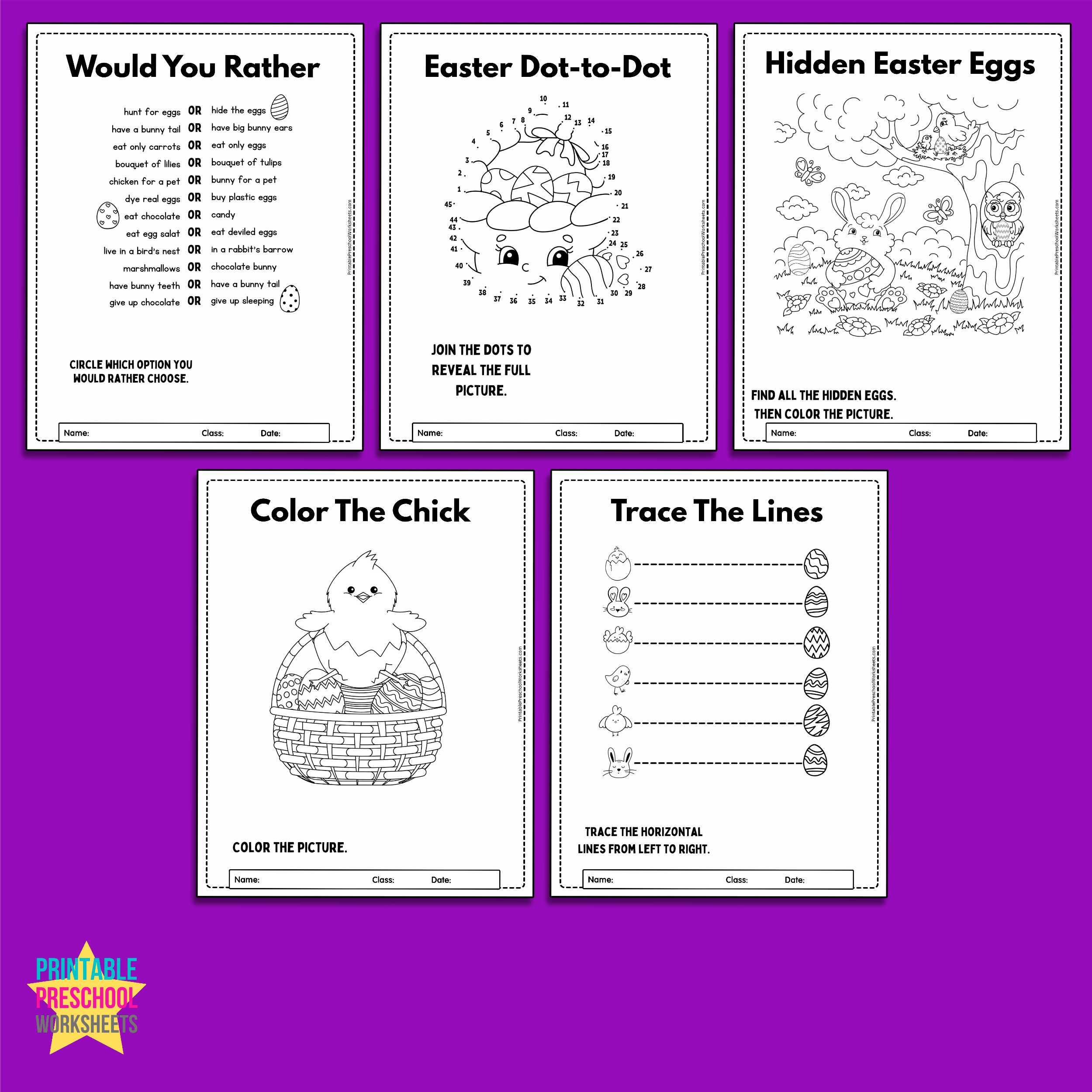 Easter Educational Games Worksheets, with Answers Key | Made By Teachers