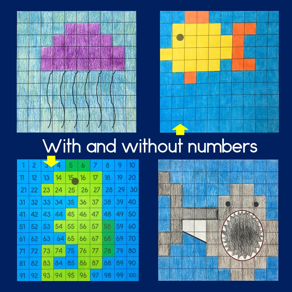 Ocean 100s Chart | Hundreds Chart | 100 Charts | Addition Subtraction ...