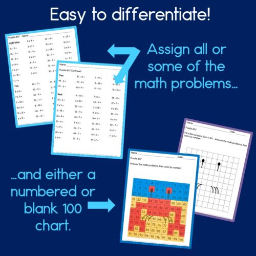 Ocean 100s Chart | Hundreds Chart | 100 Charts | Addition Subtraction ...