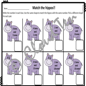 Composing and Decomposing Numbers Worksheets in Google Slides™ | Made ...