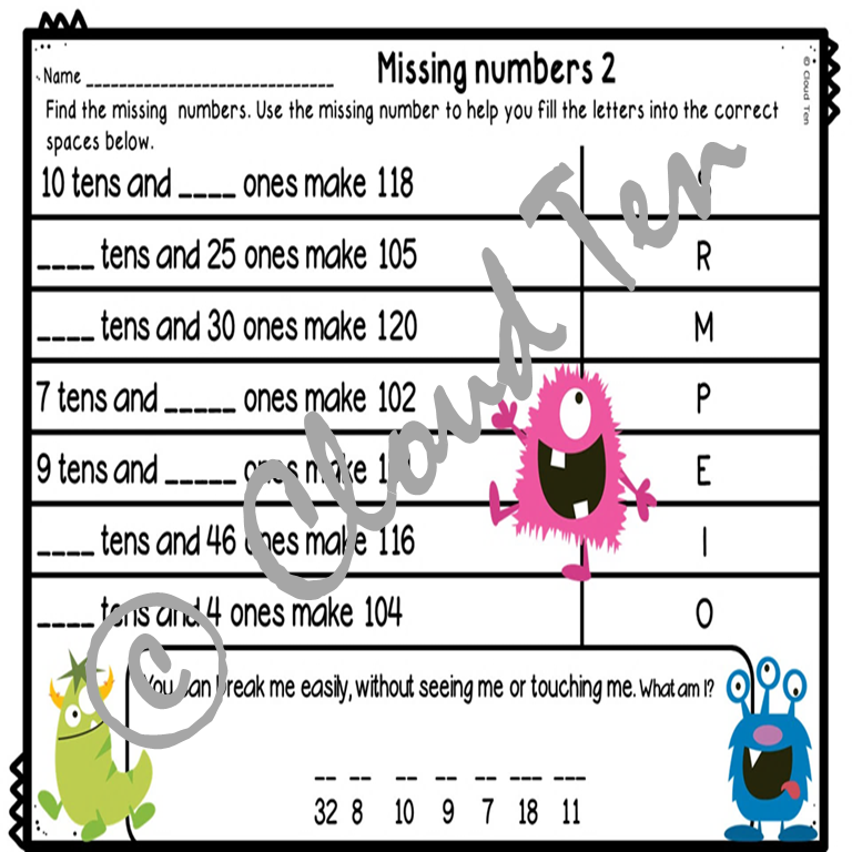 Composing and Decomposing Numbers Worksheets in Google Slides™ | Made ...