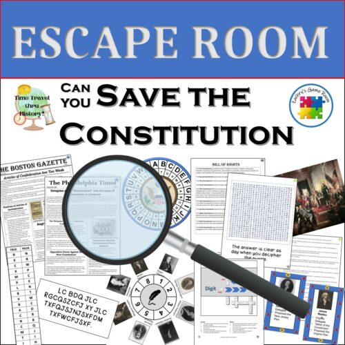 United States Constitution Escape Room | Made By Teachers