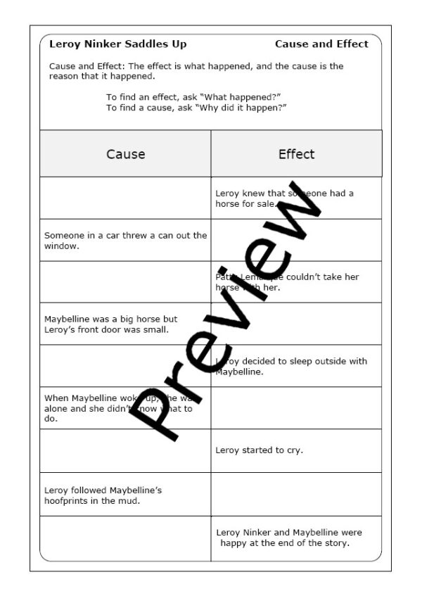 Kate DiCamillo "Leroy Ninker Saddles Up" worksheets | Made By Teachers