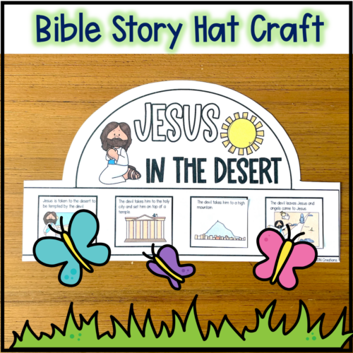 Jesus Tempted in Desert Bible Activities l Stories of Jesus | Made By ...