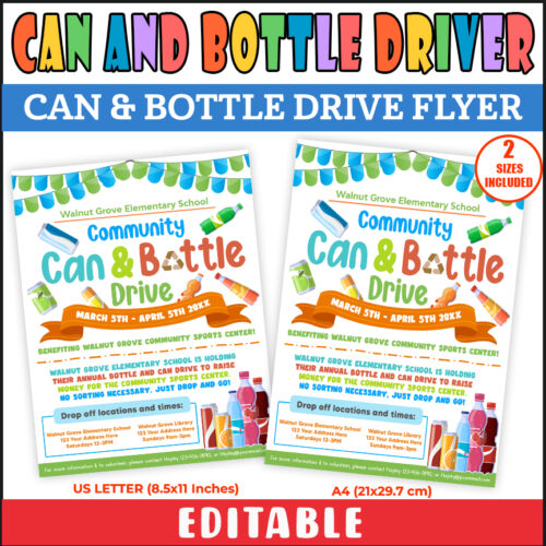 Editable Cheerleader Fundraiser Flyer, Sport Cheer Team Party Template ...