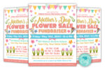 Editable Mother's Day Flower Flyer, Roses Carnation Fundraiser Template ...