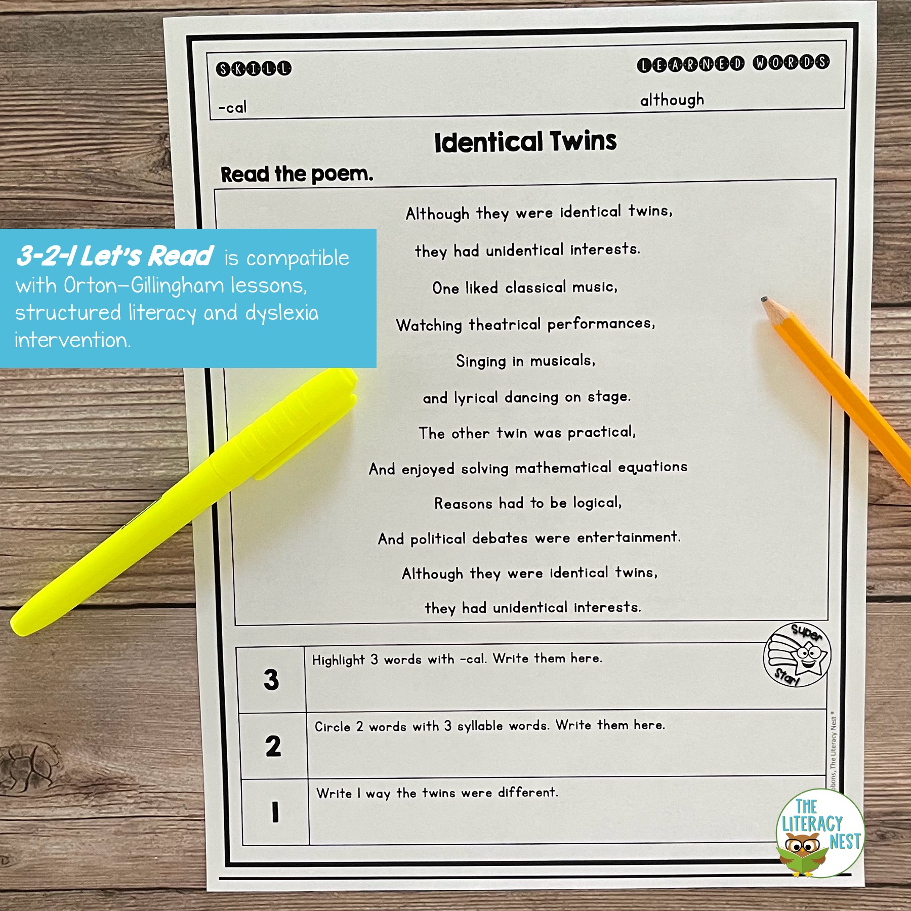 Decodable Passages for Orton-Gillingham Lessons Level 5 | Made By Teachers