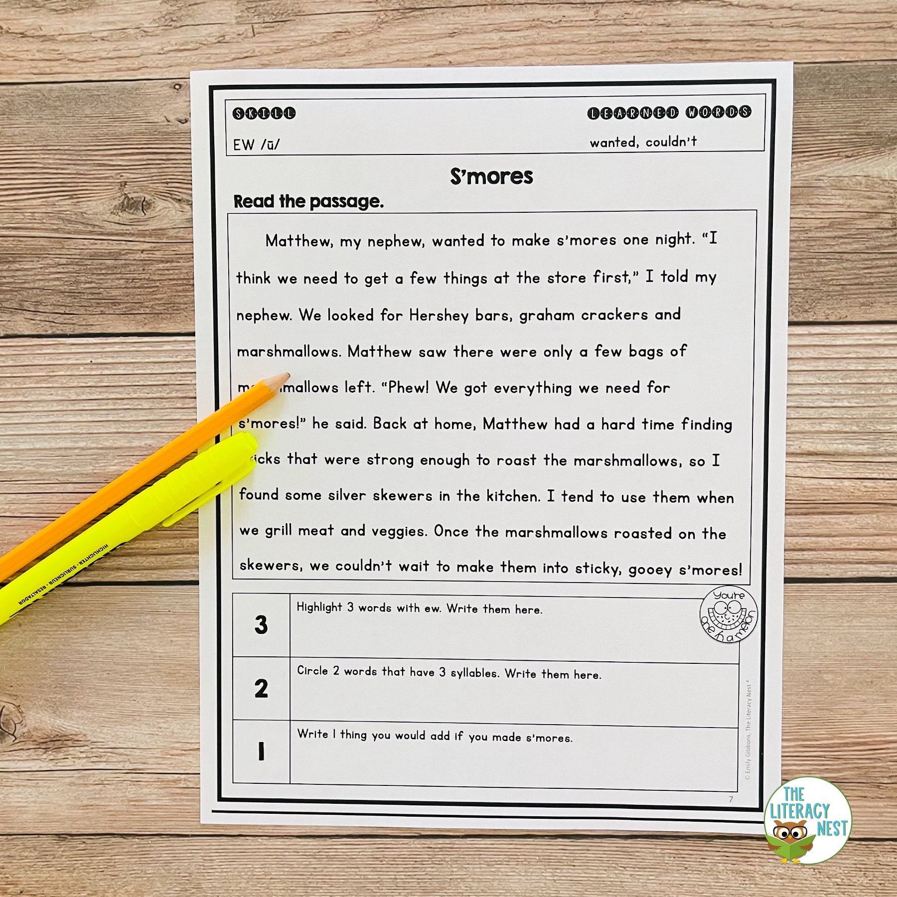 Decodable Passages for Orton-Gillingham Lessons Level 4 | Made By Teachers