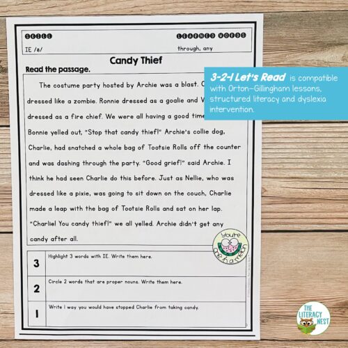 Decodable Passages for Orton-Gillingham Lessons Level 3 | Made By Teachers