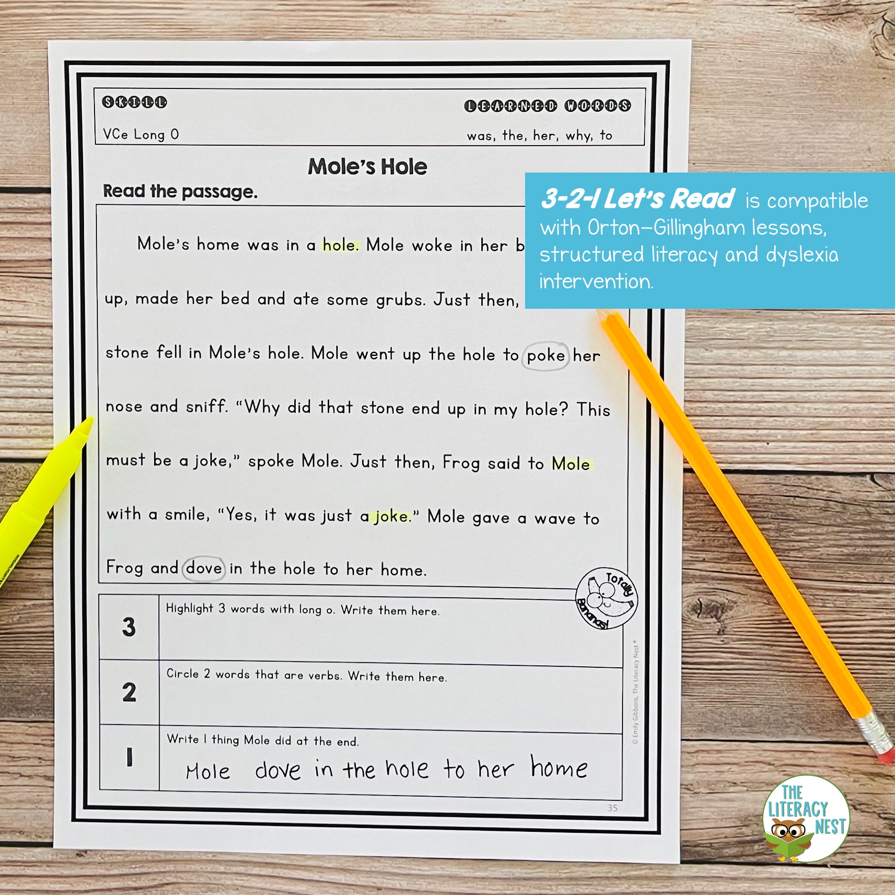 Decodable Texts for Orton-Gillingham Lesson Plans 3 2 1 Bundle | Made ...