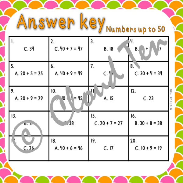 Multiples of ten plus one in problems in Google Slides™ | Made By Teachers